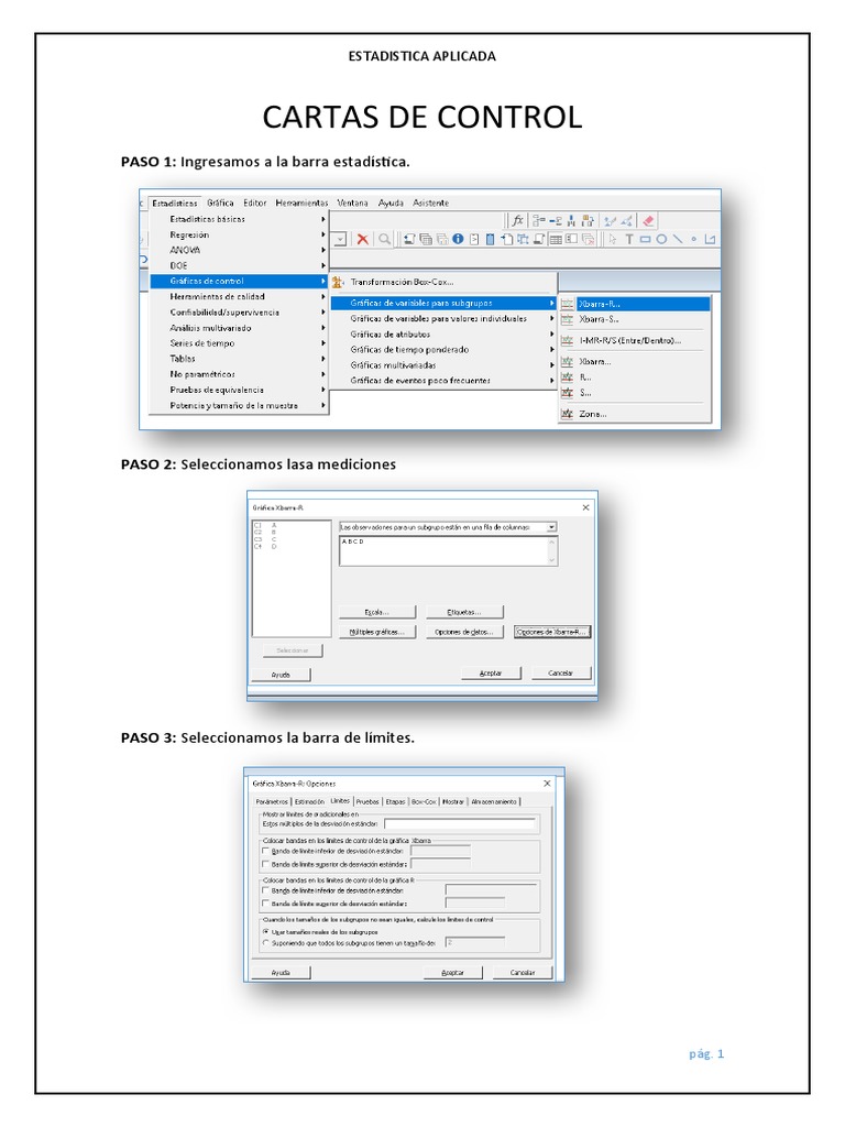 Cartas de Control | PDF