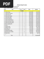 Contoh Rab Kegiatan | PDF