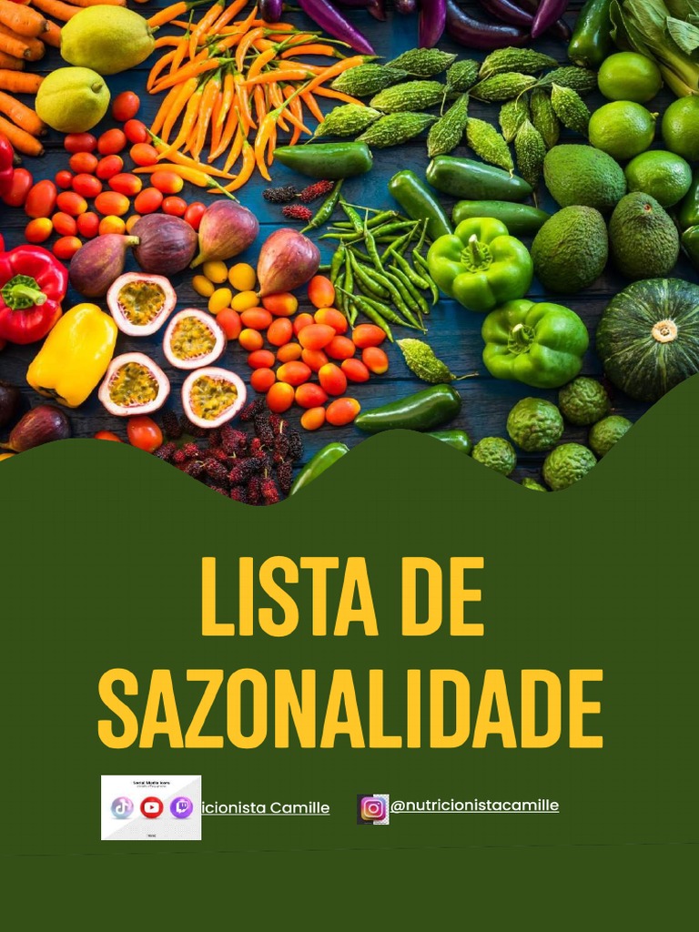 Lista de Sazonalidade | PDF
