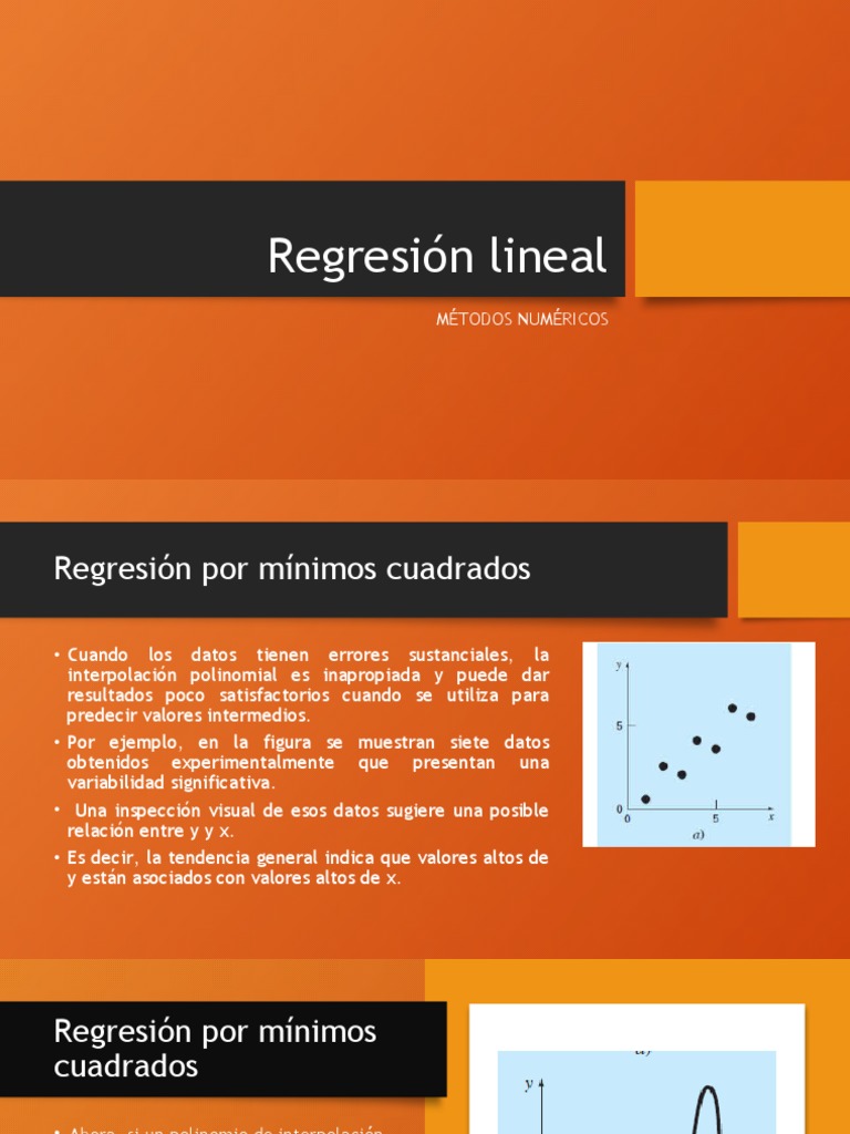 Regresion Lineal | PDF | Regresión lineal | Mínimos cuadrados