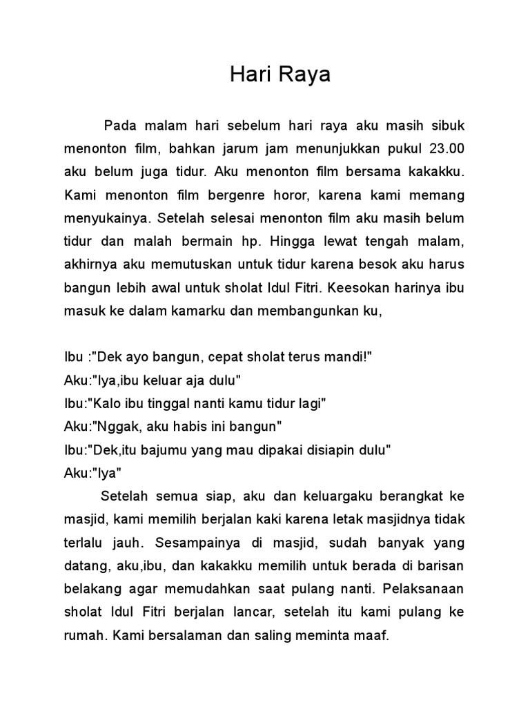 Naskah Drama-Fathirin Nayla | PDF