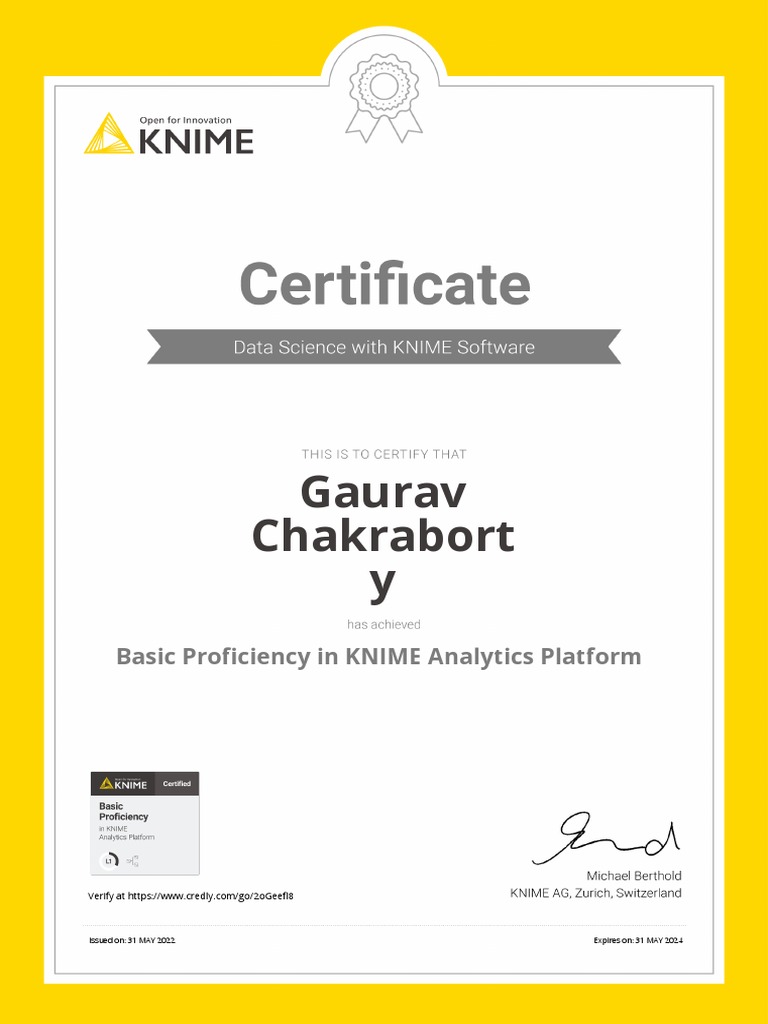Gaining Fundamental Skills in Data Analysis with KNIME: A Certificate ...
