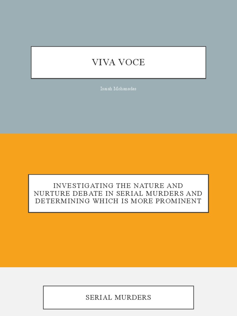 Viva Voce | PDF