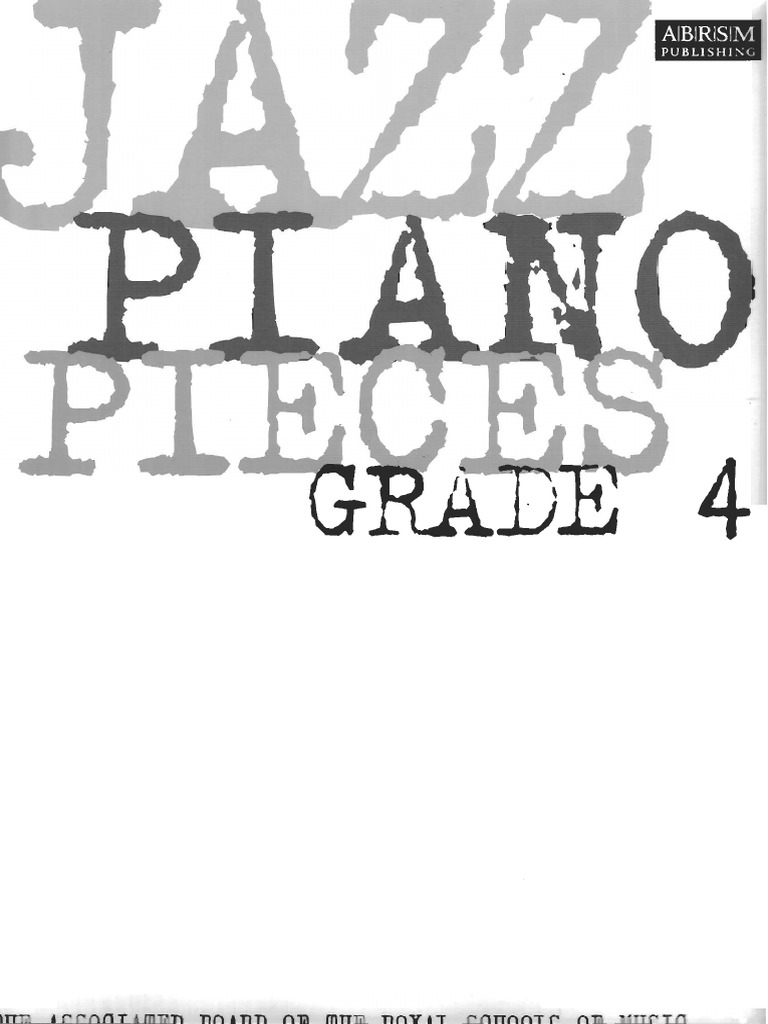 ABRSM Jazz Piano Pieces Grade 4 PDF | PDF