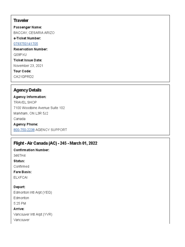 Electronic Ticket Receipt | PDF | Airlines | Transport