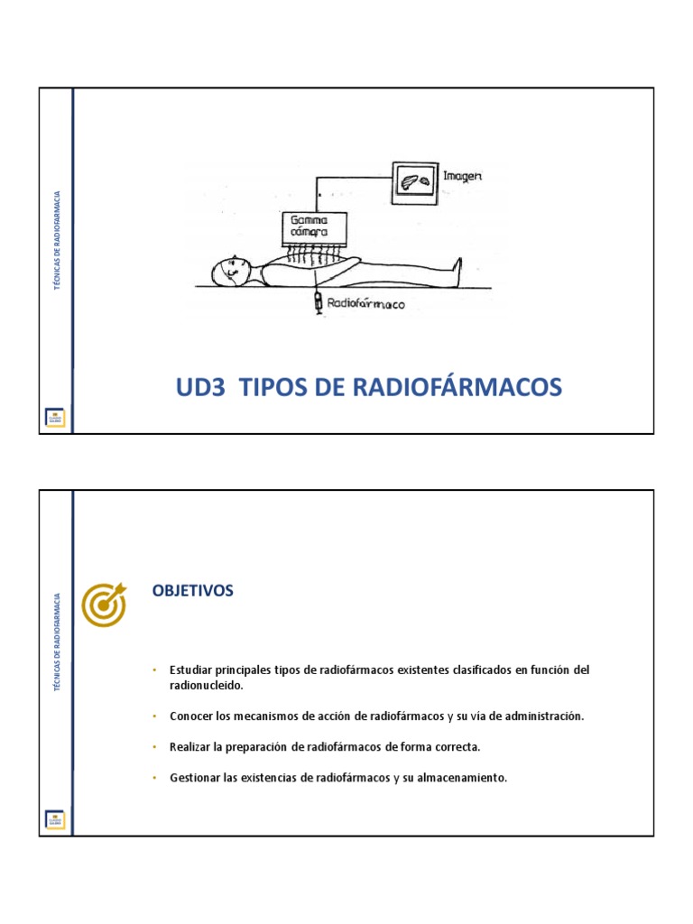 2ÂºA IDMN RF UD3 Tipos de RadiofÃ¡Rmacos | PDF | Medicina CLINICA | Especialidades Medicas
