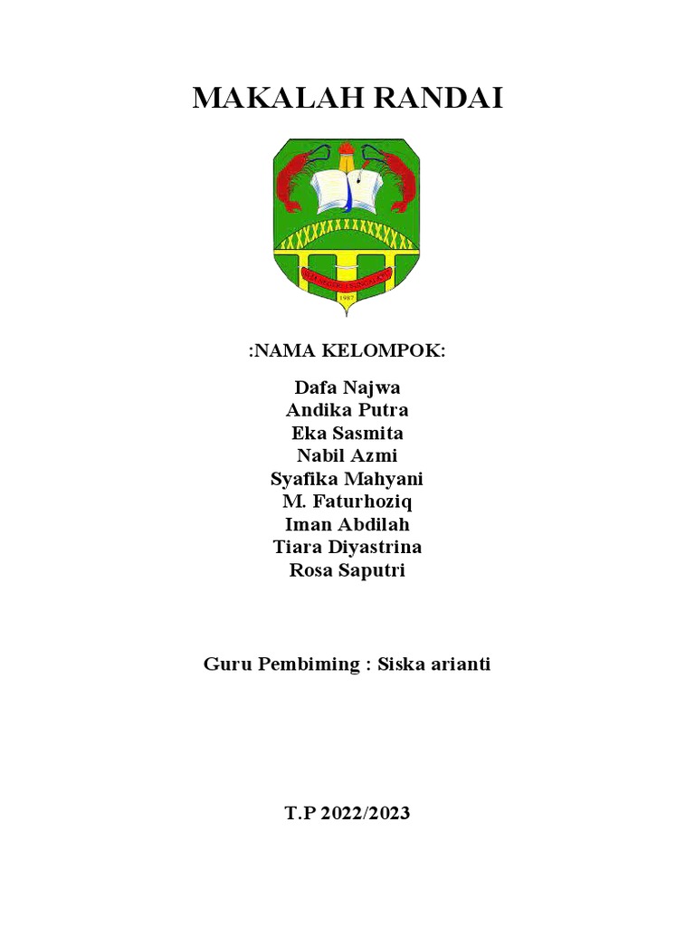 Makalah Randai | PDF