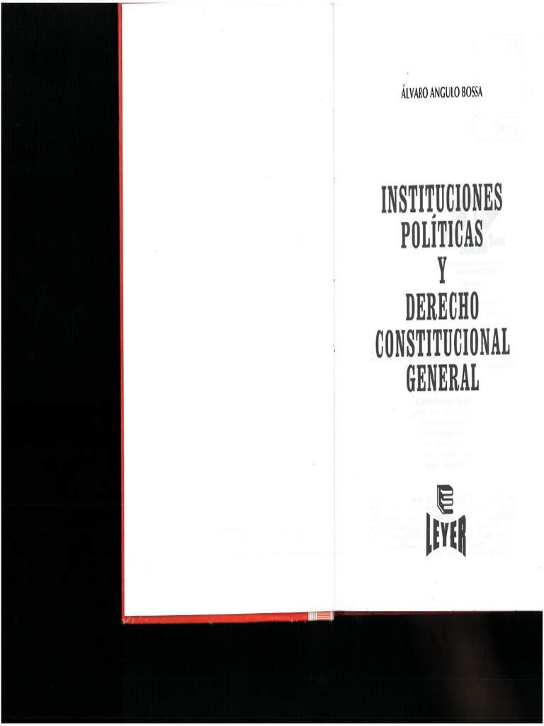 Instituciones Politicas y Derecho Constitucional General | PDF