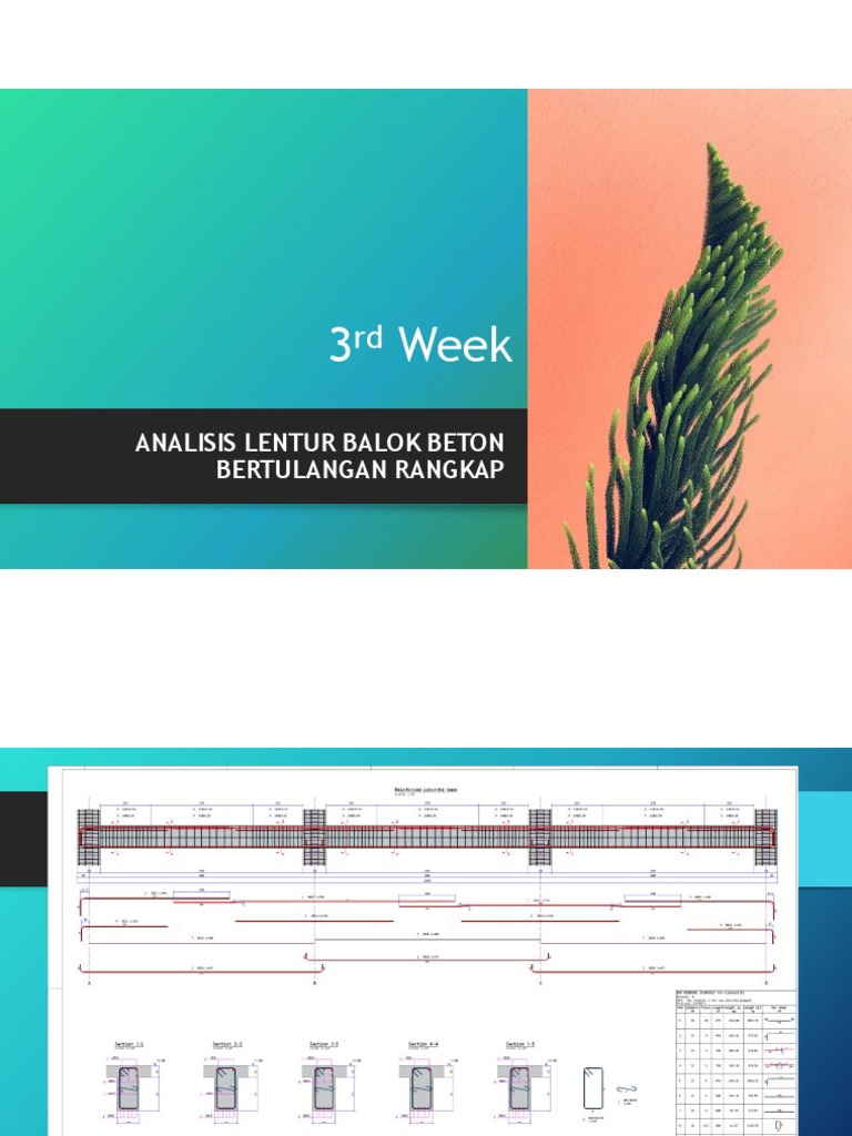 3rd Week - Balok Persegi Tulangan Rangkap A | PDF
