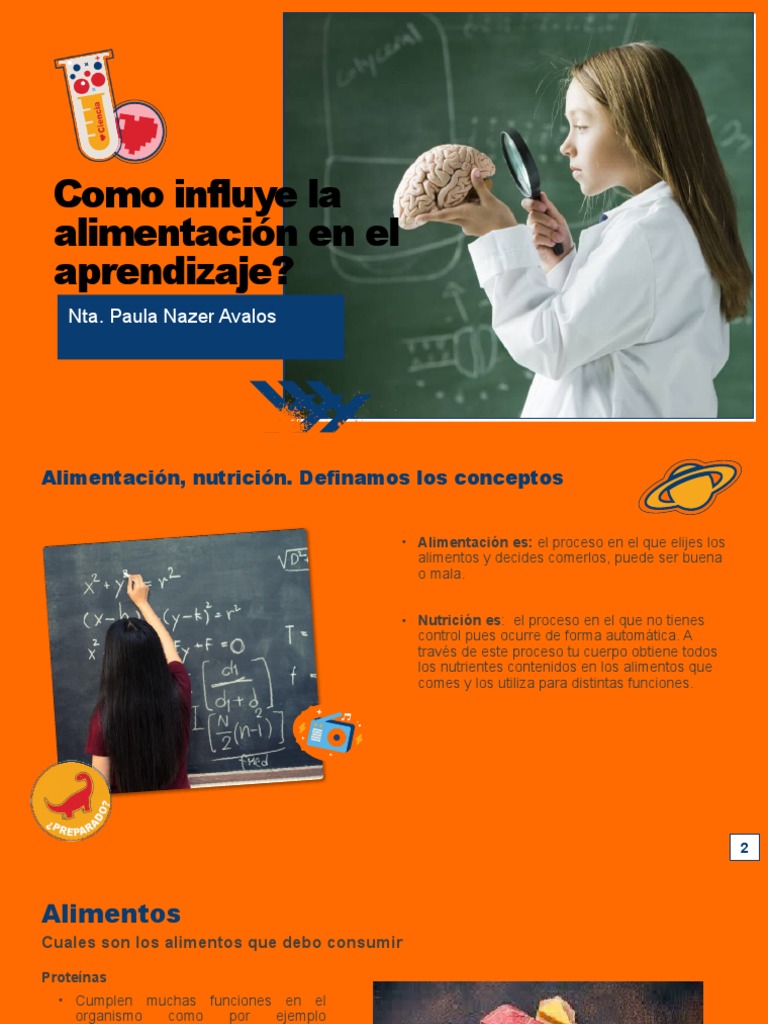 Como Influye La Alimentación en El Aprendizaje | PDF | Alimentos | Nutrición