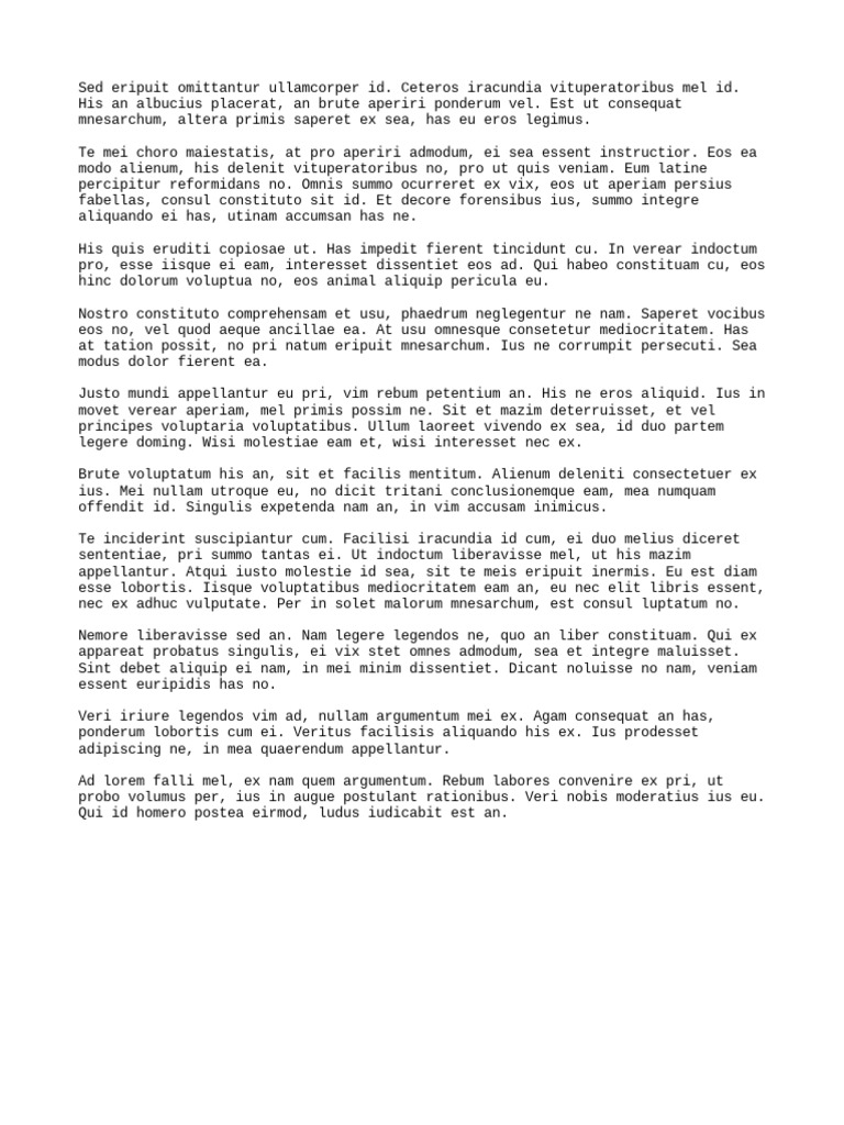 Latin Lipsum | PDF