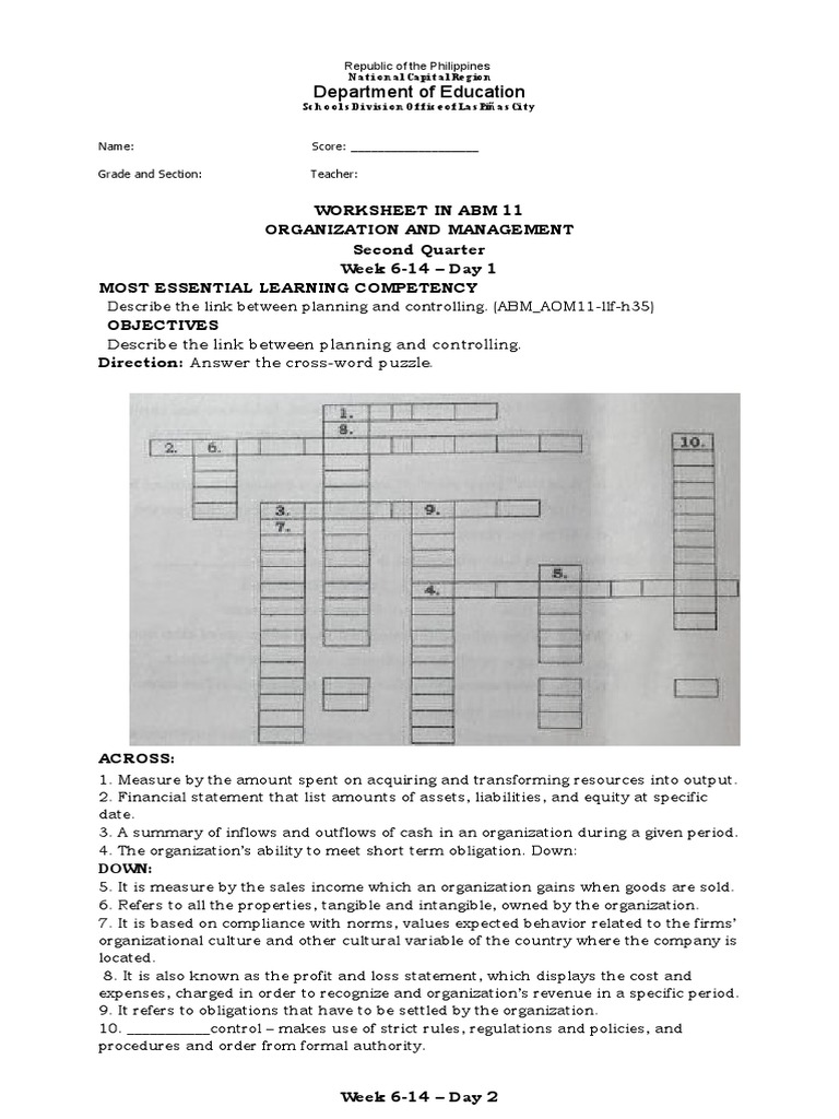 ABM 11: Planning & Controlling Basics | PDF | Balance Sheet | Income Statement