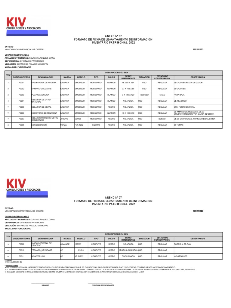 Patrimonio MPDC | PDF | Ingeniería Informática | Tecnología de pantalla