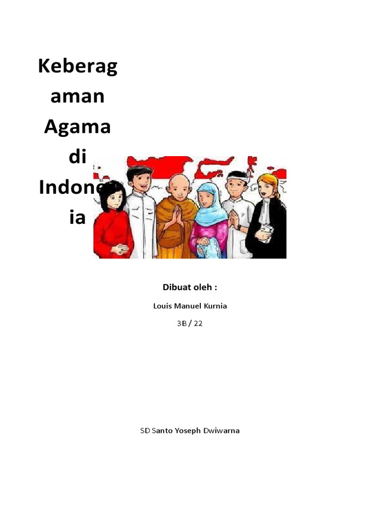 Tugas Kliping Keberagaman Agama Di Indonesia | PDF