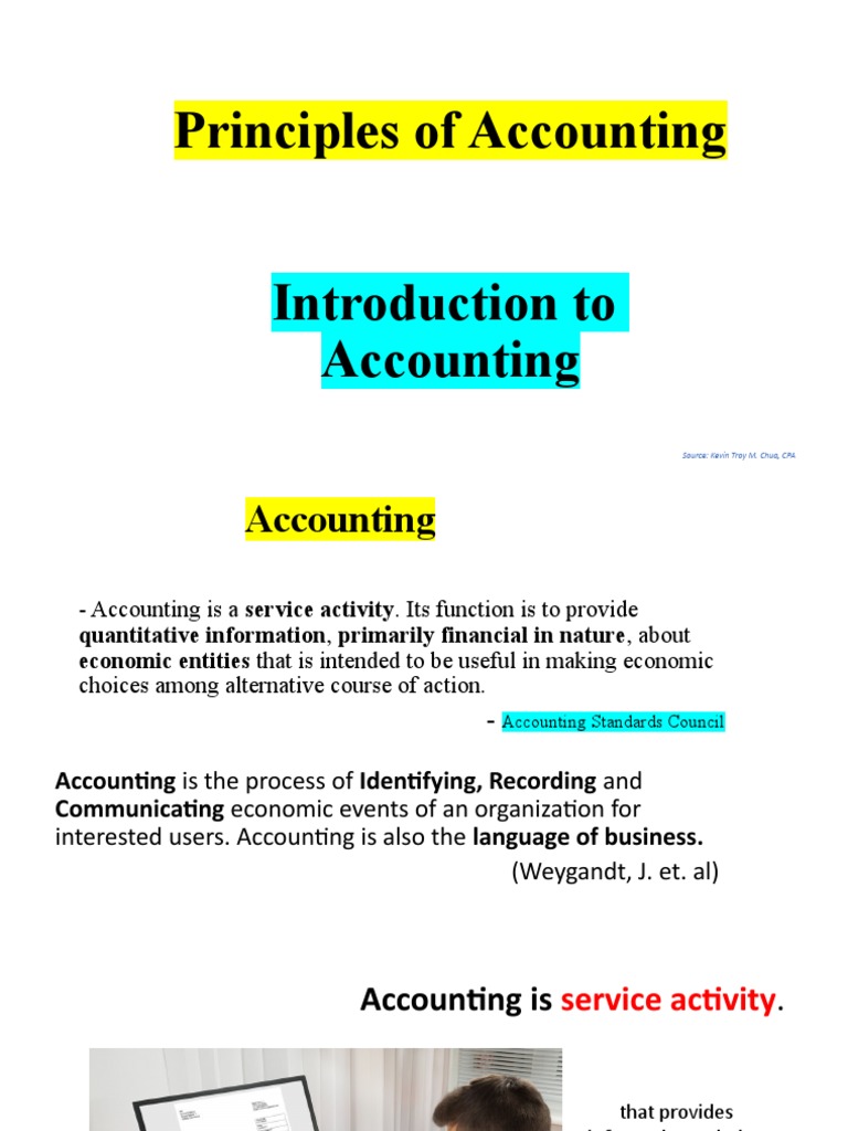 Introduction of Accounting | PDF | Accounting | Revenue