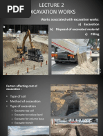Rate Analysis of Excavation in Earthwork | PDF | Excavation ...