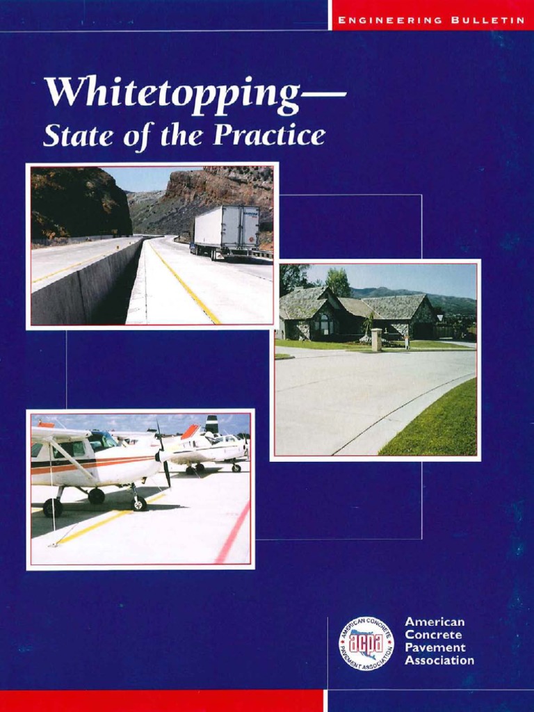 Whitetopping: Design and Benefits Overview | PDF | Road Surface | Concrete