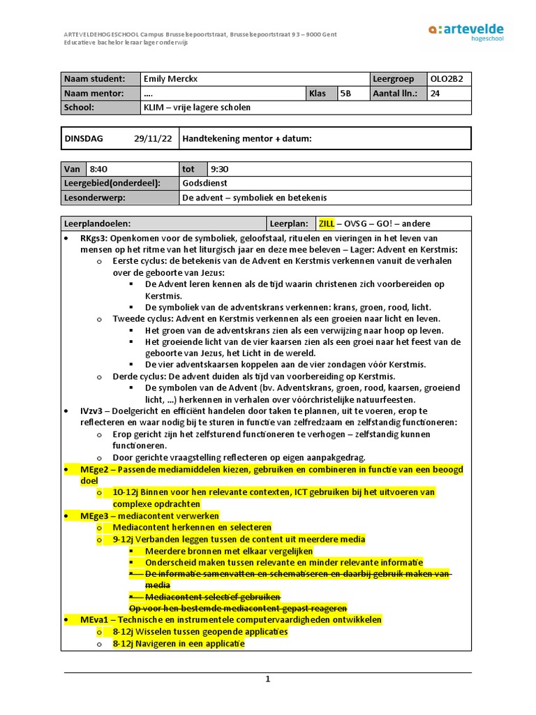 LVB - Godsdient - de Advent | PDF