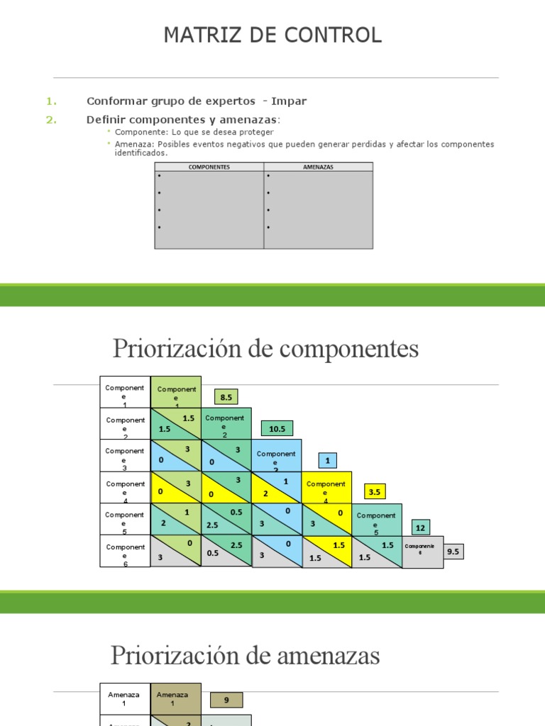 Matriz de Control | PDF