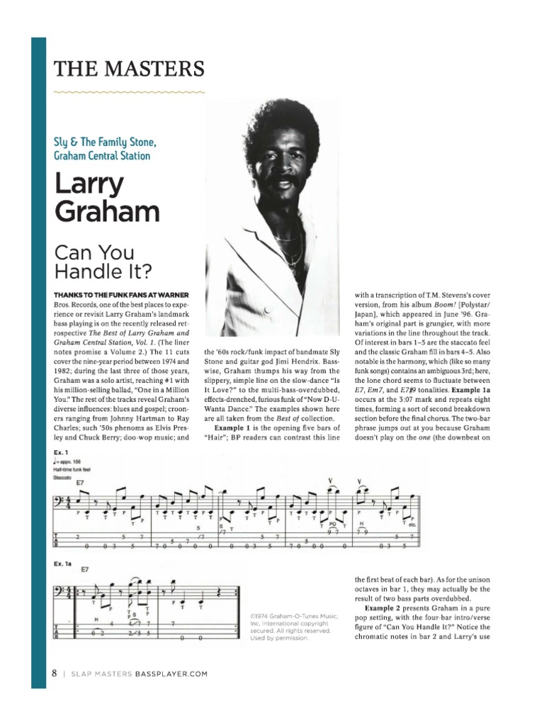 Slap Masters - Larry Graham | PDF