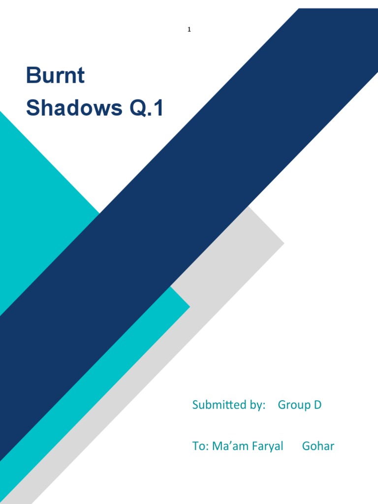 Burnt Shadows Analysis | PDF | Partition Of India