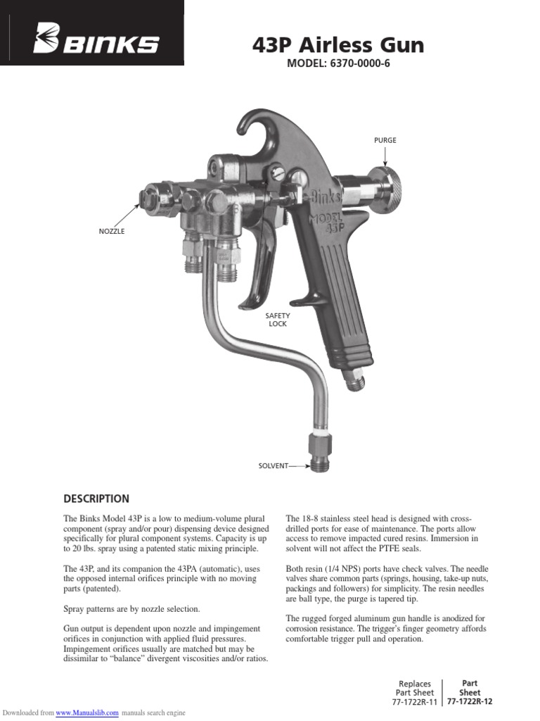 43P Airless Gun | PDF