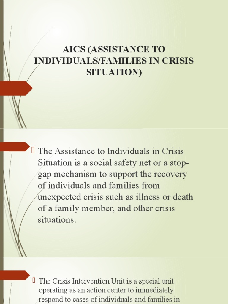 AICS Program and Listahanan NHTS PR Programs of DSWD SWP 101 | PDF ...