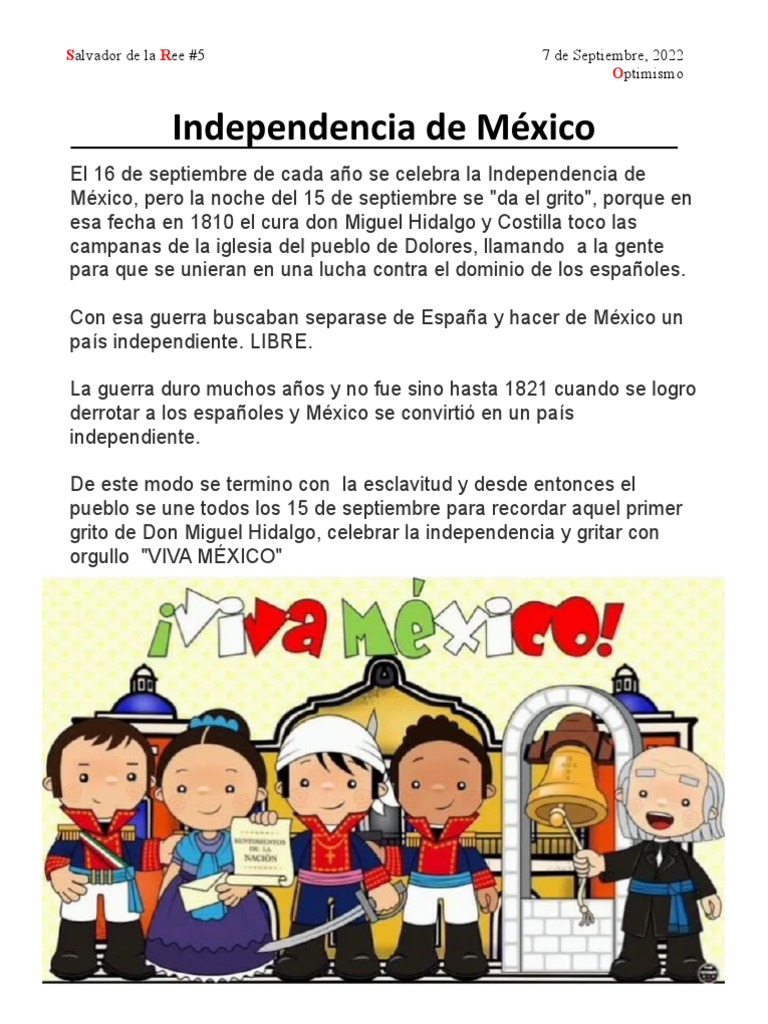 Tarea Independencia de Mexico | PDF