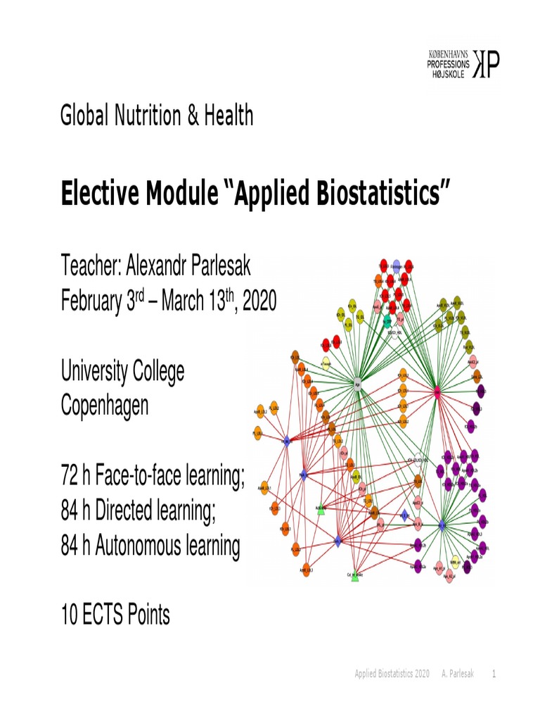 Applied Biostatistics 2020 - 02 The R Environment | PDF | Logarithm ...