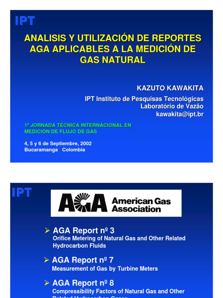 Analisis de Las Normas AGA 3 7 8 y 9 en | PDF | Gases | Física Aplicada e Interdisciplinaria