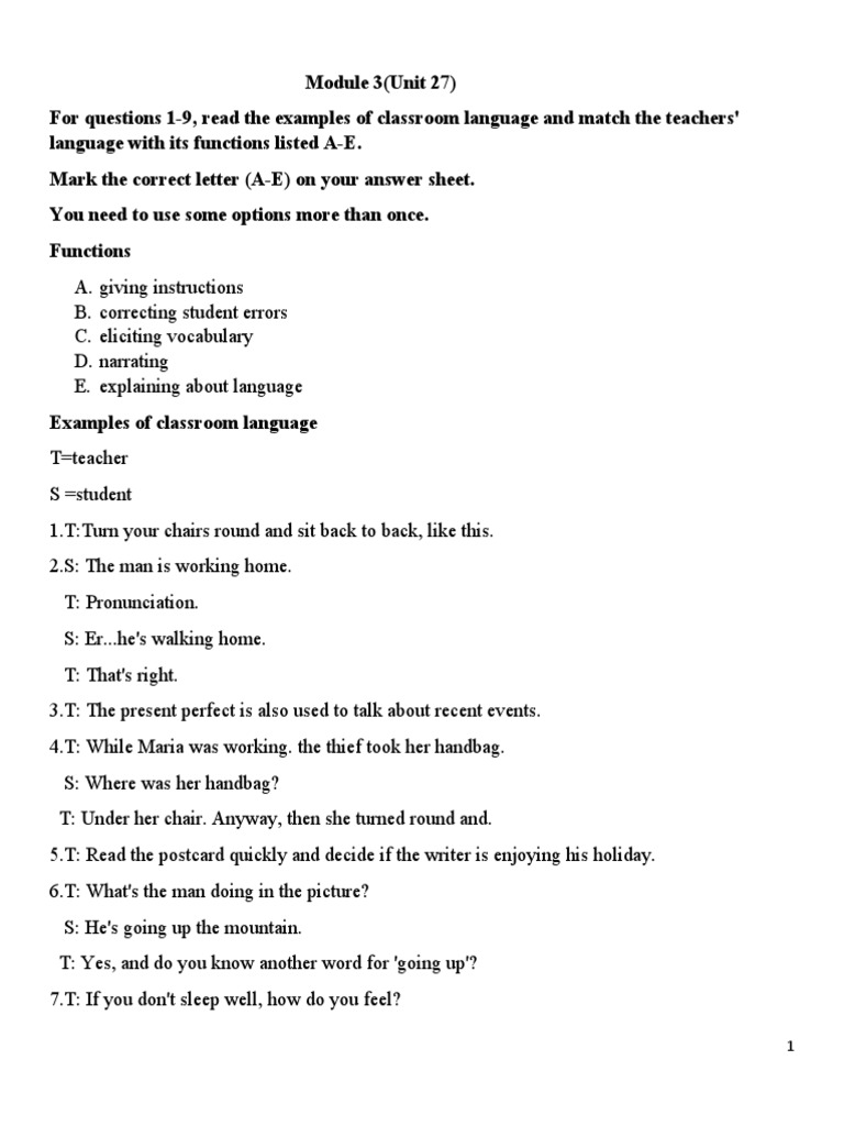 27 | PDF | Teachers | Question