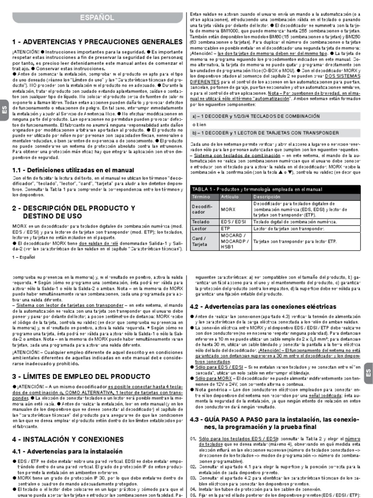 MORX | PDF | Teclado | Programación de computadoras