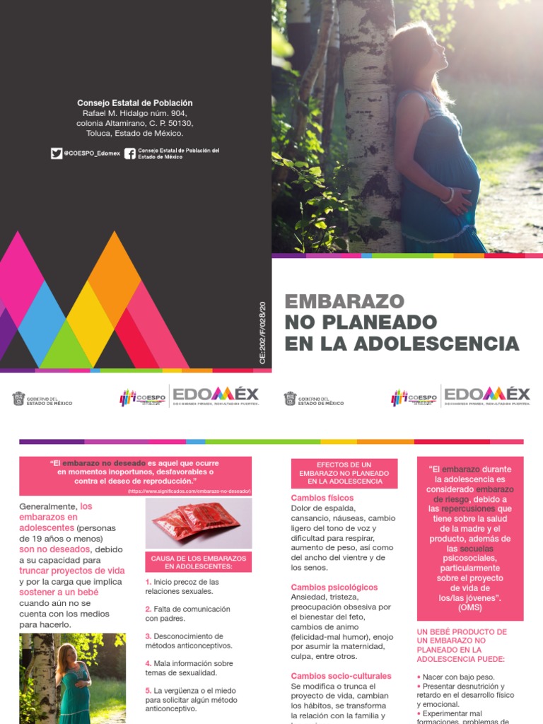 Embarazo No Planeadodigital | PDF | El embarazo | Adolescencia