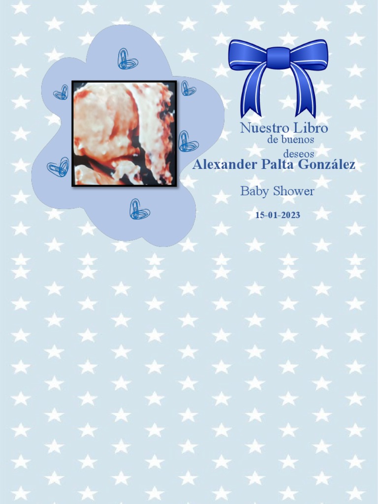 Libro Para Baby Shower Imprimible Gratis Que Trae Consigo