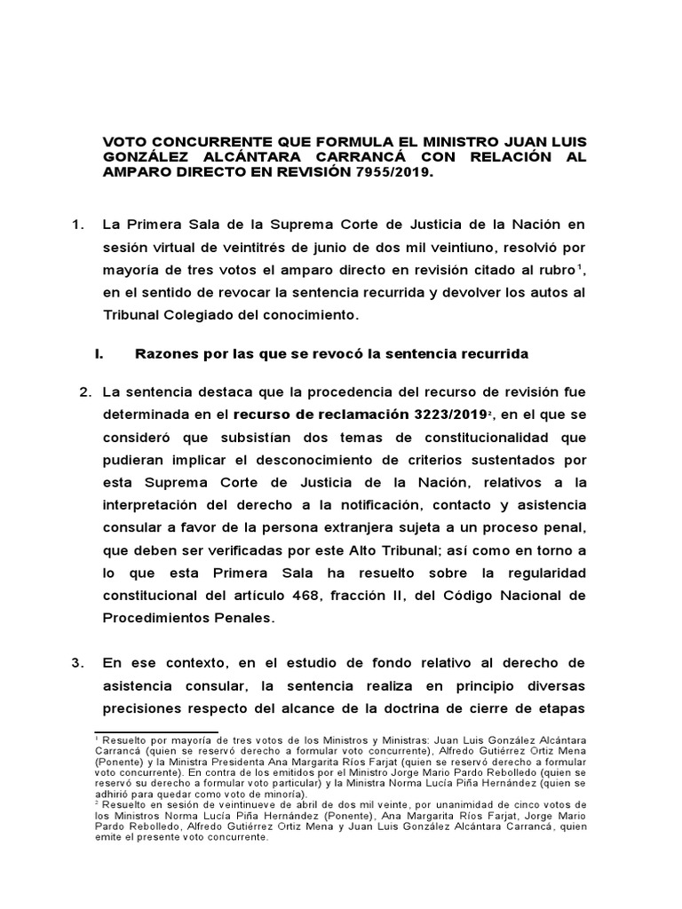 SPA Cierre de Etapas Delimitacion y Precisiones Voto Concurrente ADR ...