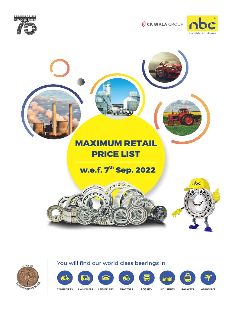 MRP Rate List 2022 | PDF