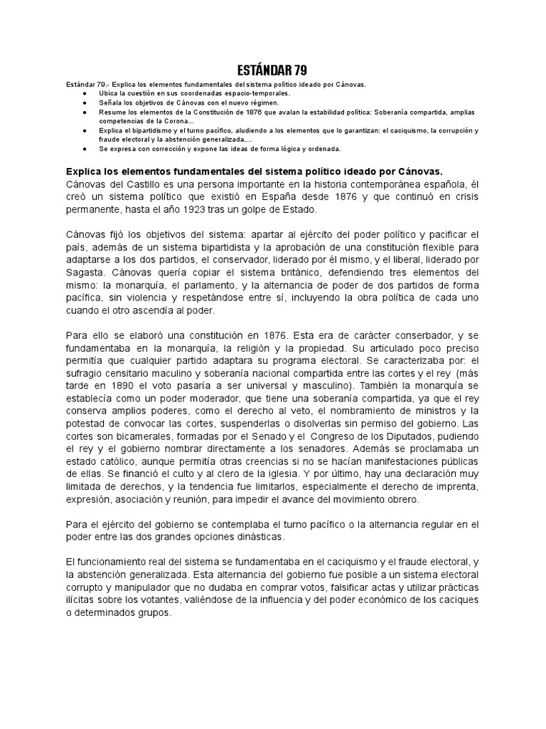 Estándar 79 | PDF | Gobierno | Constitución