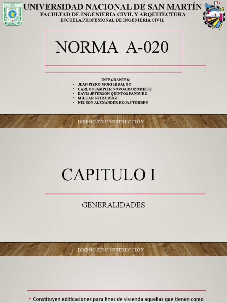 Norma A020 | PDF | Ventana | Zonificación