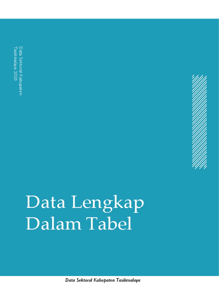Tabel Data Sektoral 2020 | PDF