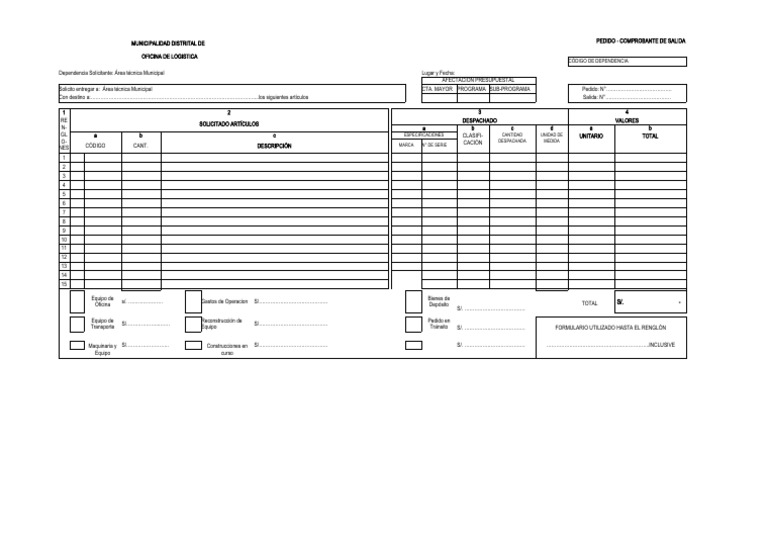 Modelo de Pecosa | PDF