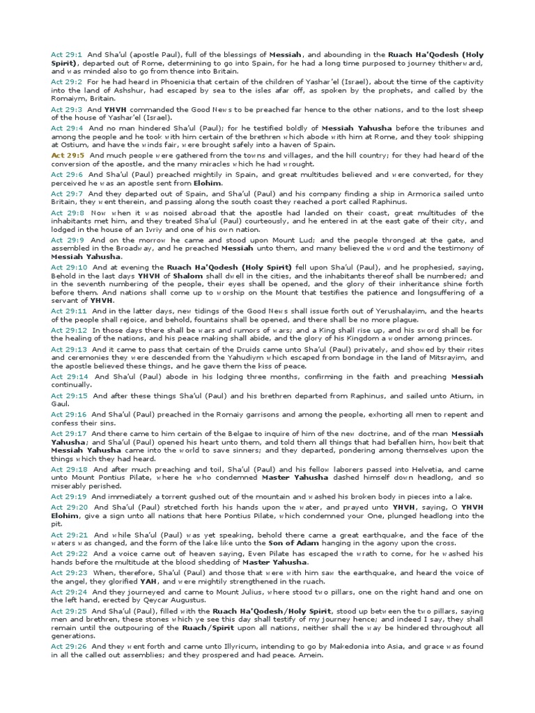 Acts 29 - Faptele Apostolilor Cap 29 | Download Free PDF | Paul The ...