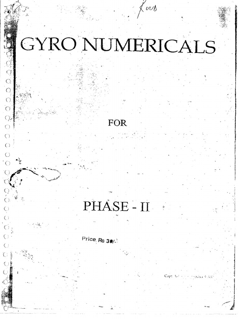 Gyro Numericals Notes Phase 2 40 Page | PDF