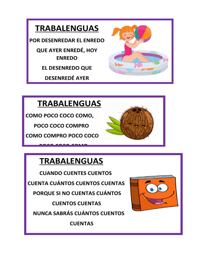 TRABALENGUAS | PDF