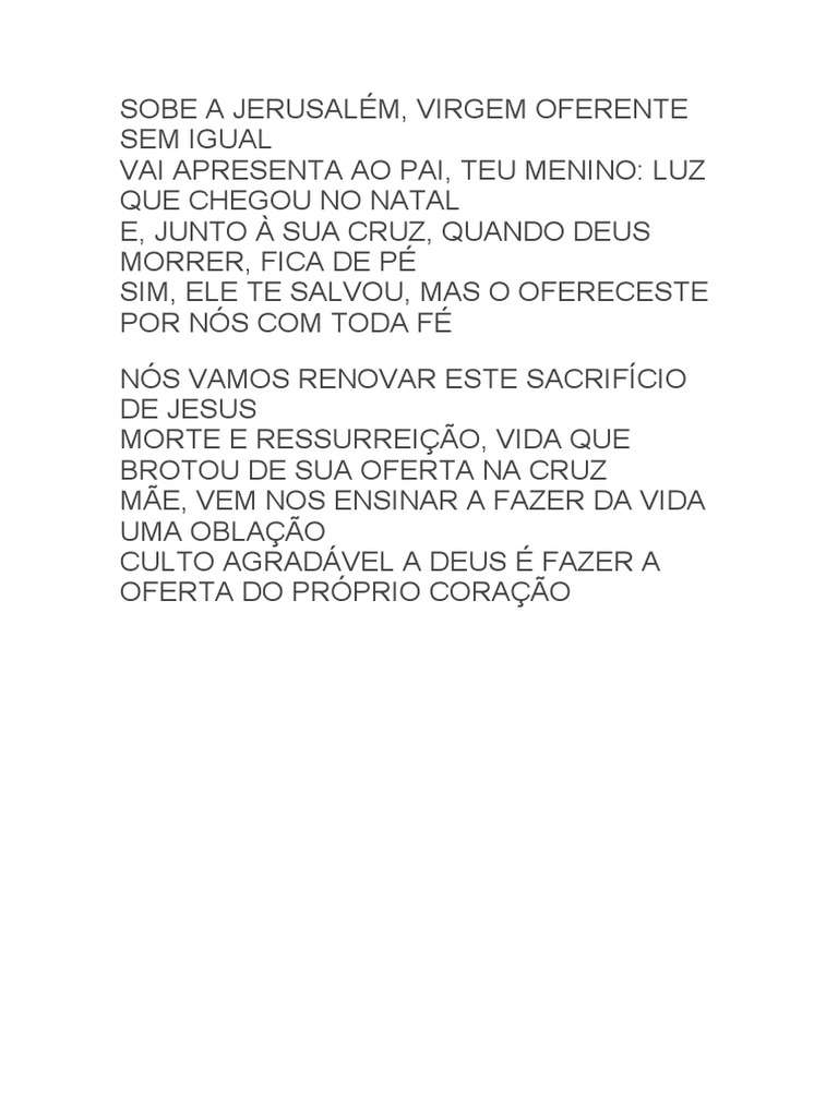 Sobe A Jerusalém | PDF