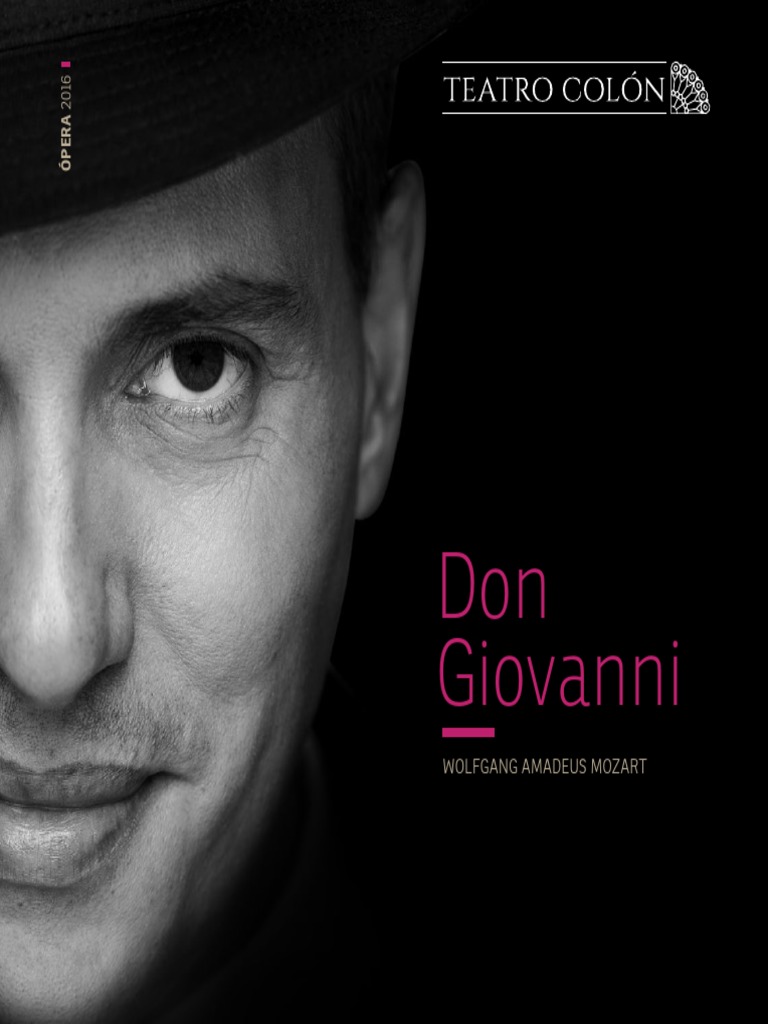 2016 - Colon - Opera - Don Giovanni | PDF | Ópera | Música vocal