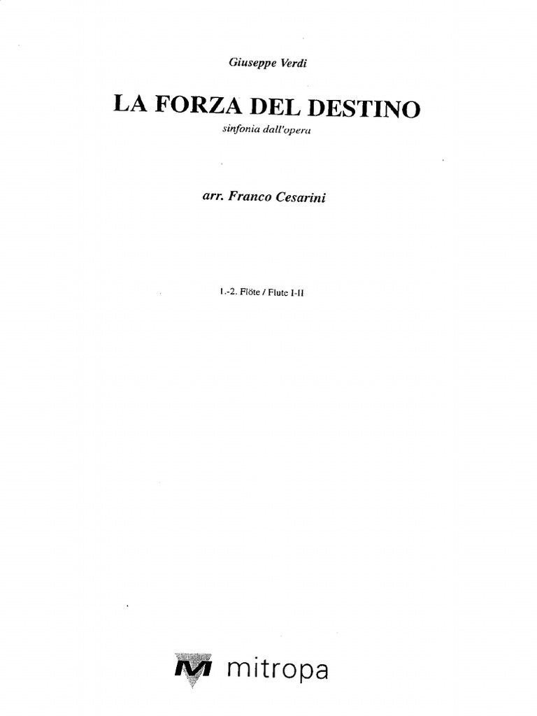 LA FORZA DEL DESTINO-SINFONIA DALL OPERA-partichellas-GIUSEPPE VERDI ...