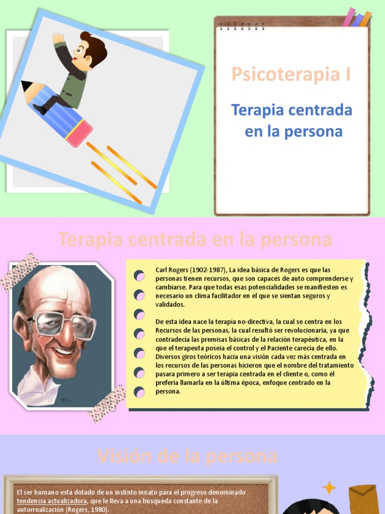 Terapia Centrada en La Persona Resumen | PDF | Psicoterapia | Experiencia