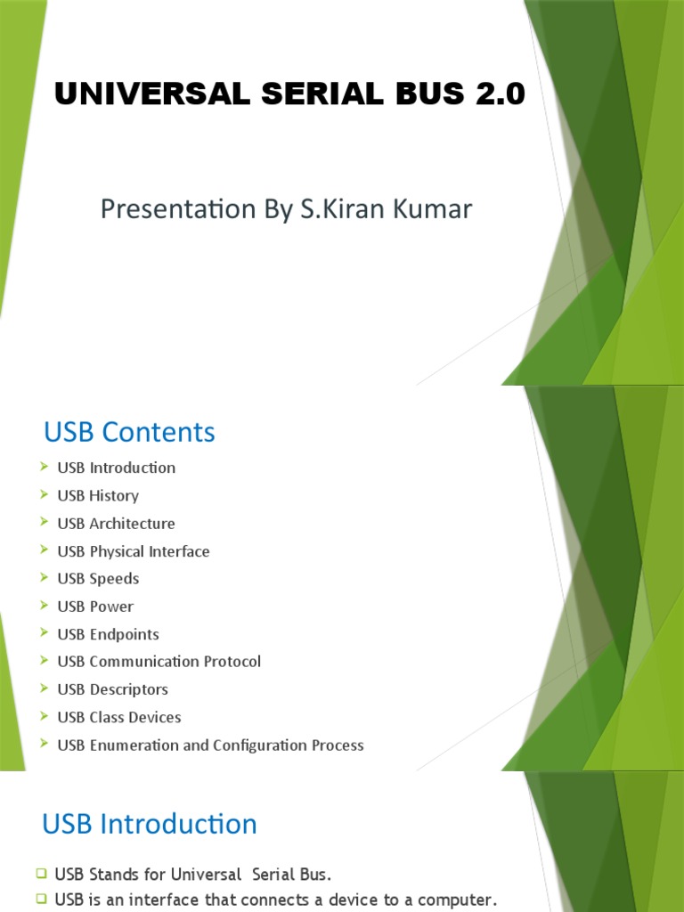 Usb 2.o | PDF | Usb | Communications Protocols