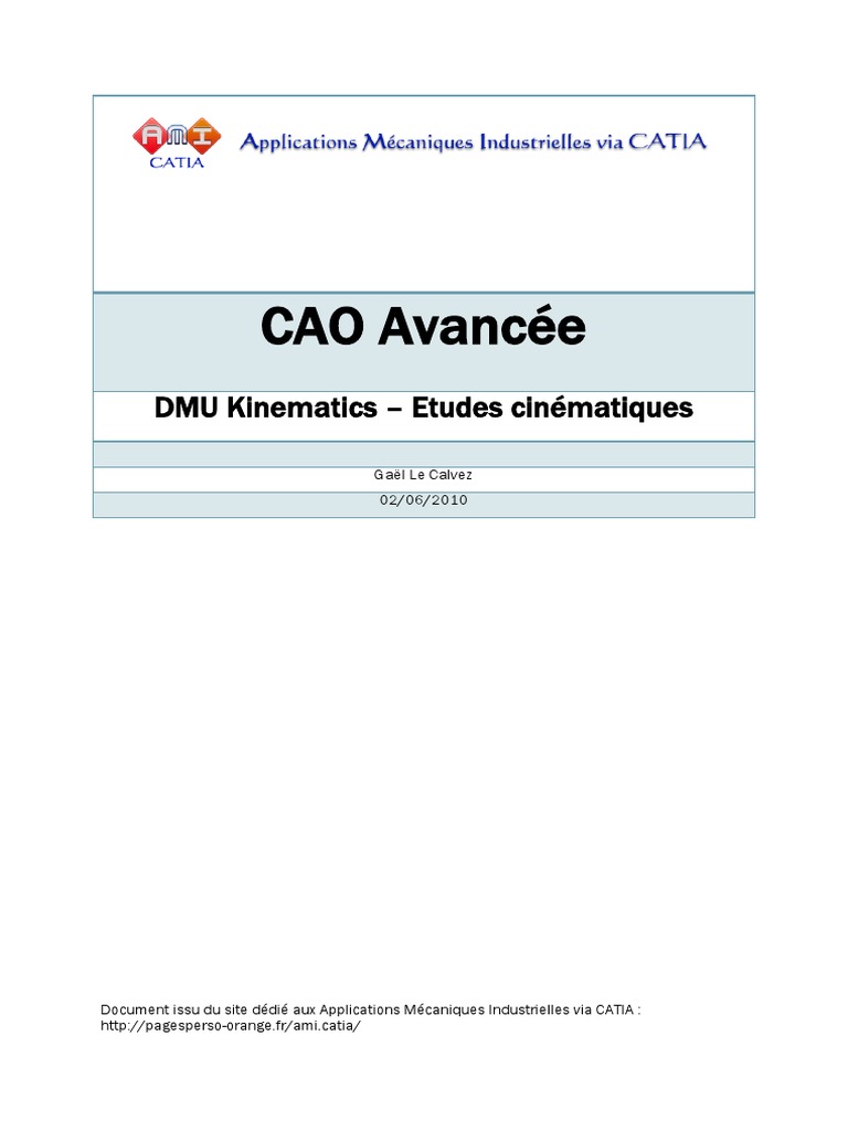 Dmu Kinematics | PDF | Conception assistée par ordinateur | Simulation