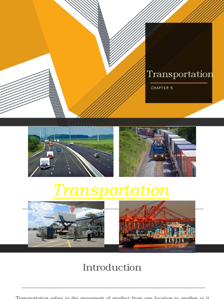 Transportation | PDF | Transport | Intermodal Freight Transport